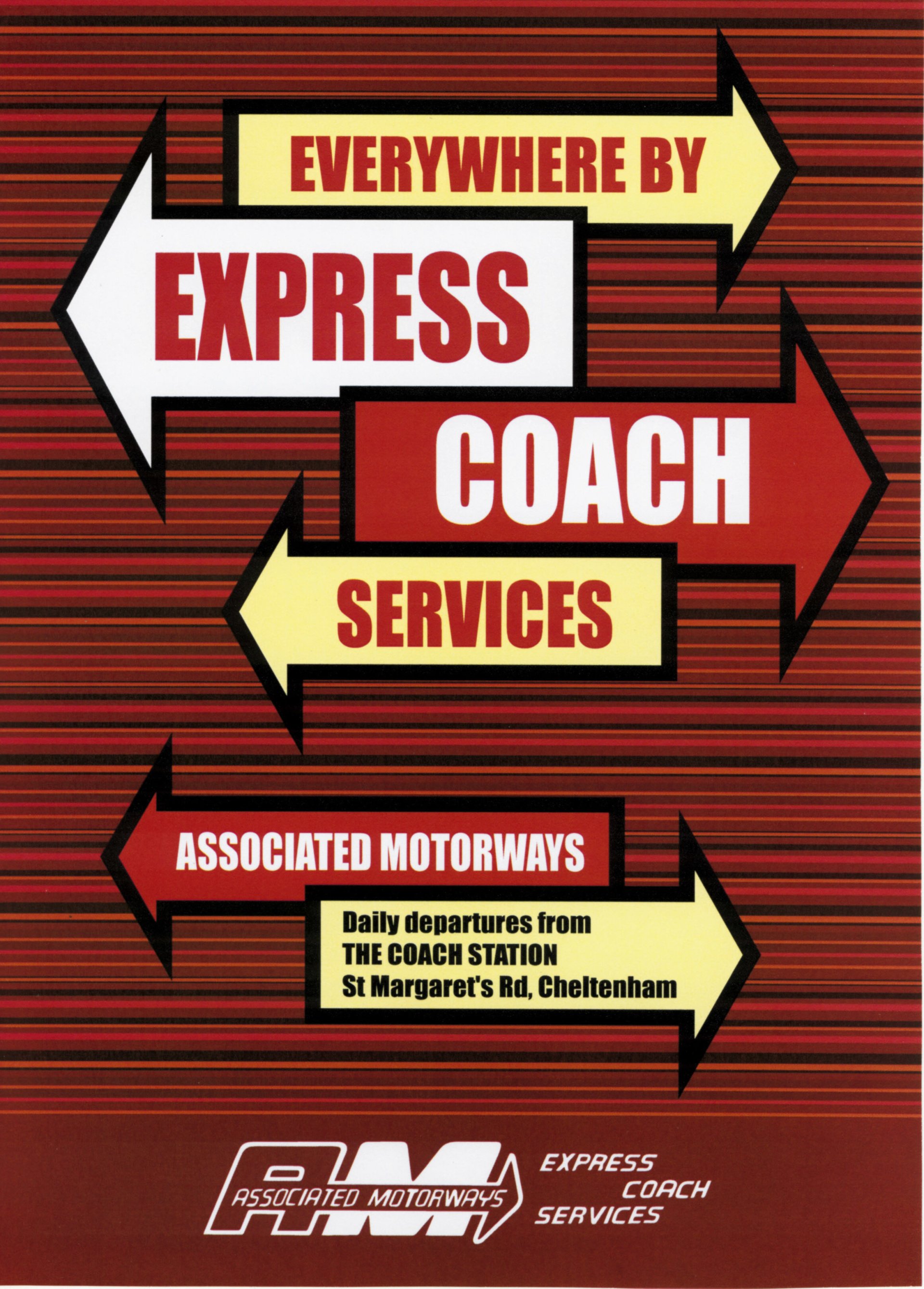 Details of Associated Motorways express coach routes operated by RED ...