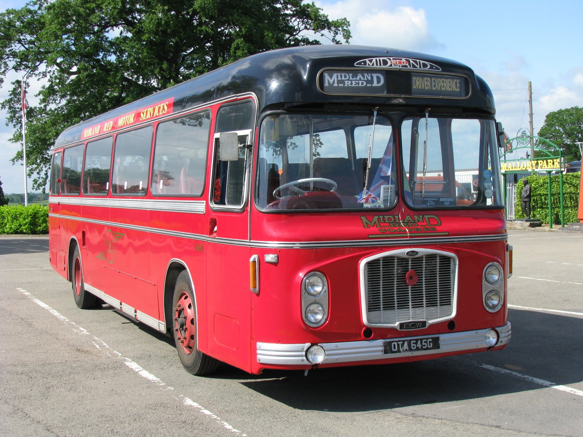 OAX9F a 1968 Bristol RELH Leyland O.600, Eastern Coach Works