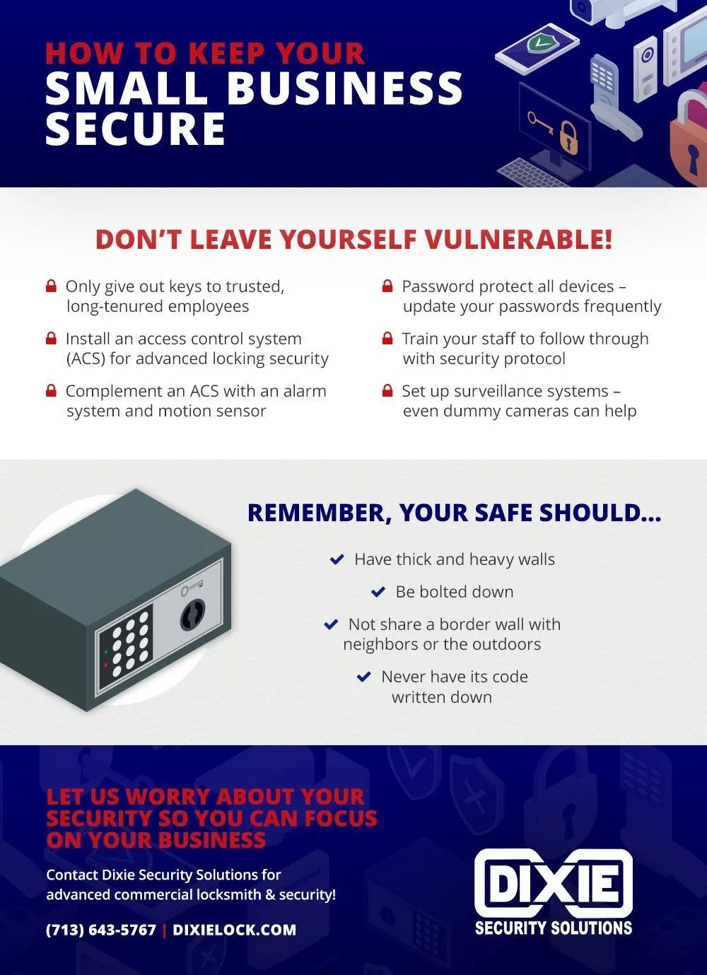 Keeping Your Office Space Secure | Dixie Safe & Lock Service Inc.