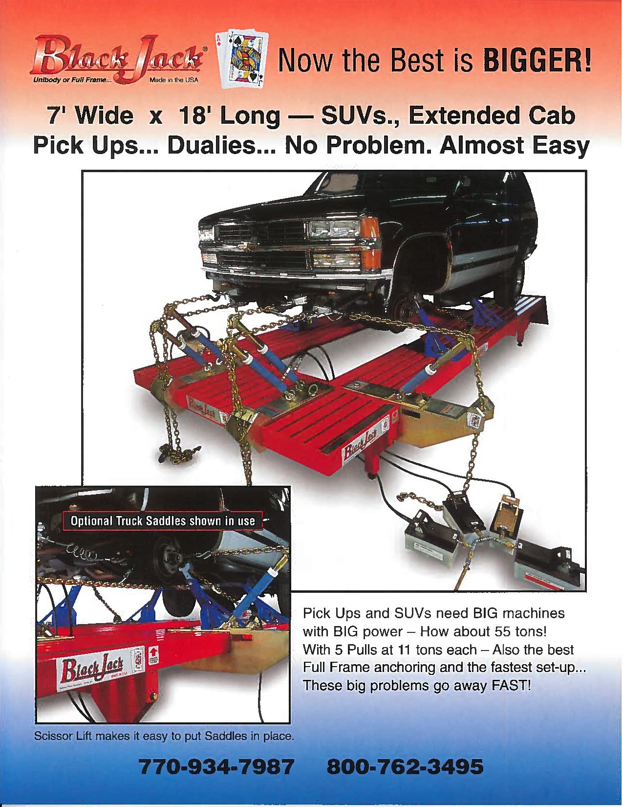 Auto Frame Straightening Machines | BlackJack Frame Machines