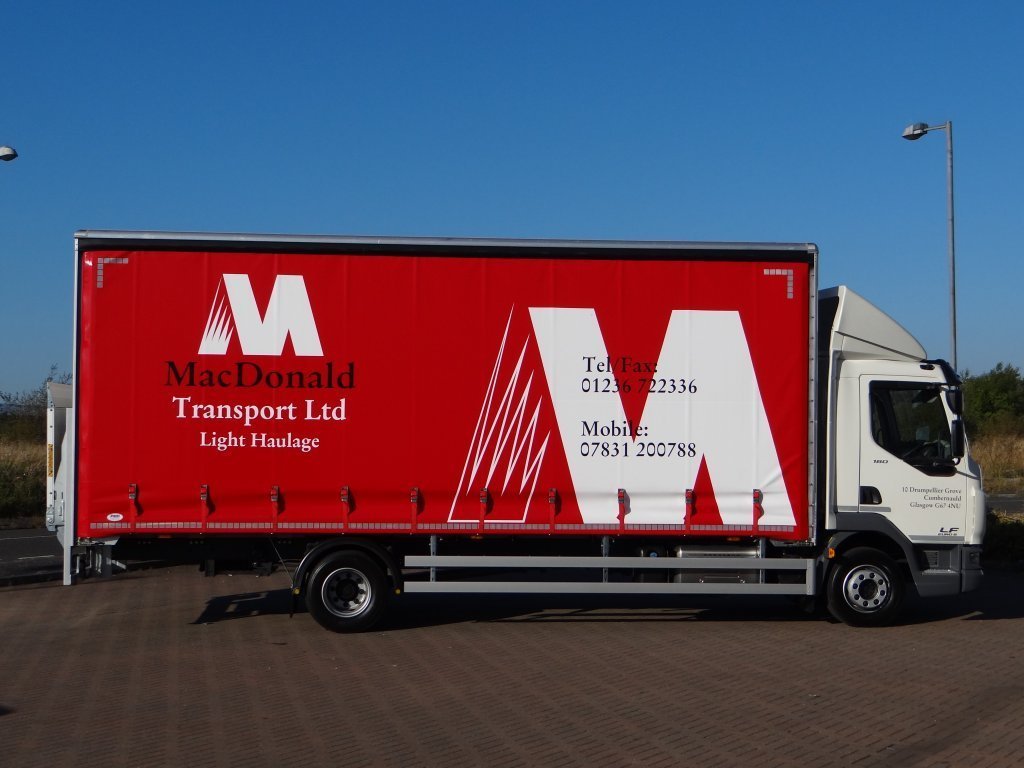 Parcel delivery in Glasgow by MacDonald Transport Ltd