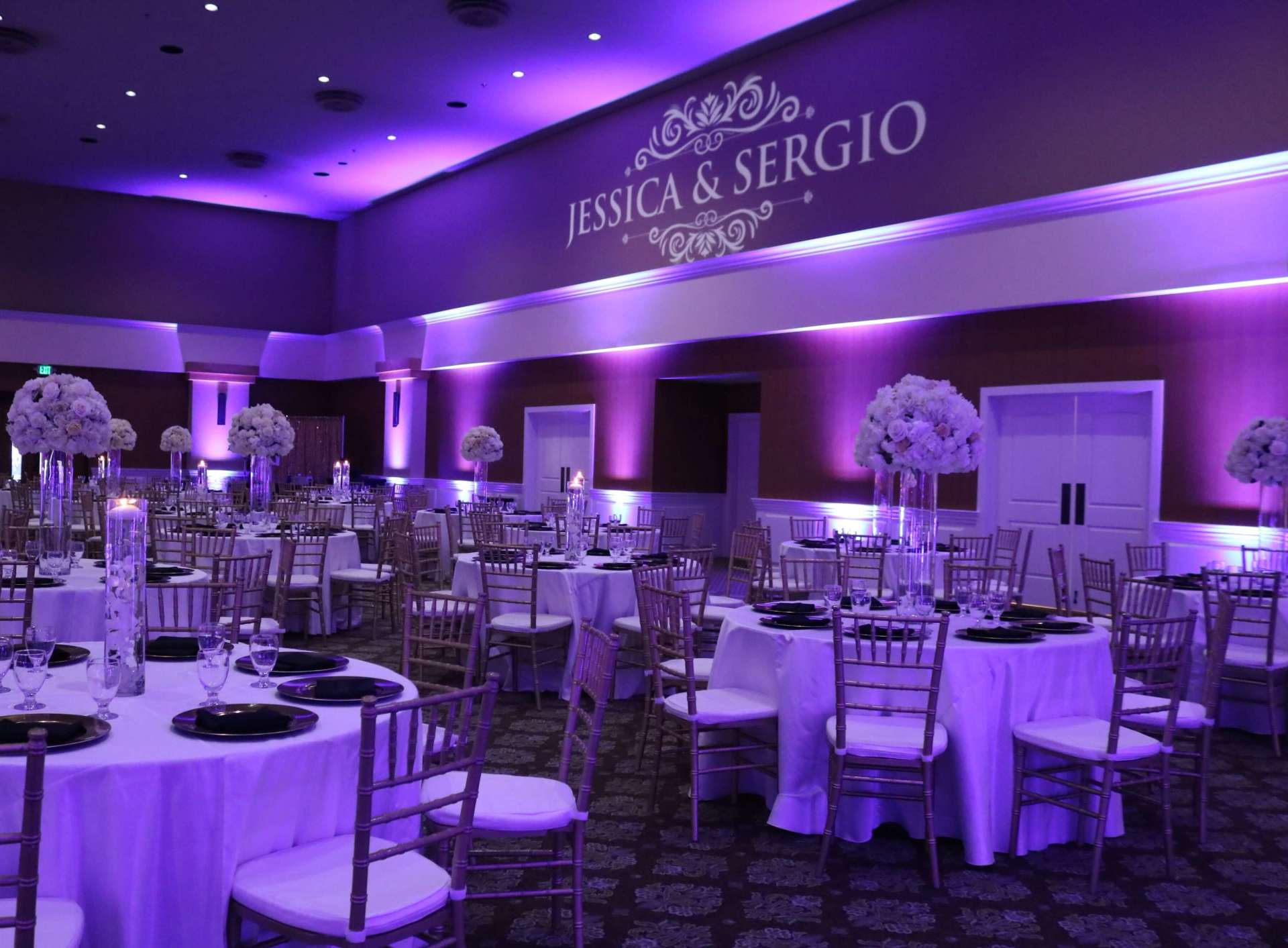 Sacramento Uplighting, Event Lighting Rentals, Wedding Decor Services
