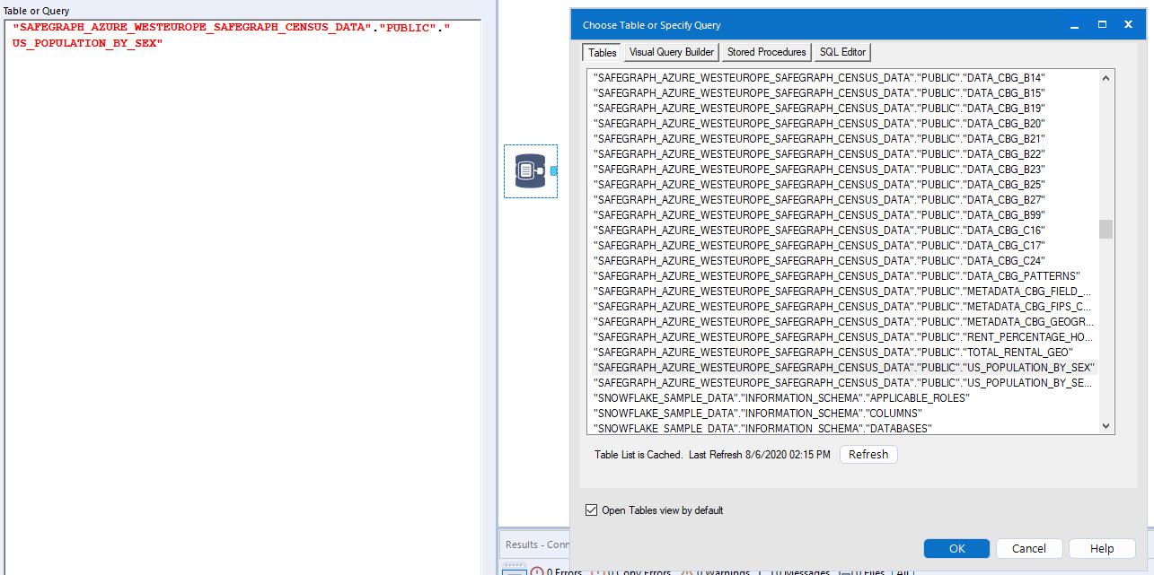 Connect Snowflake with Alteryx