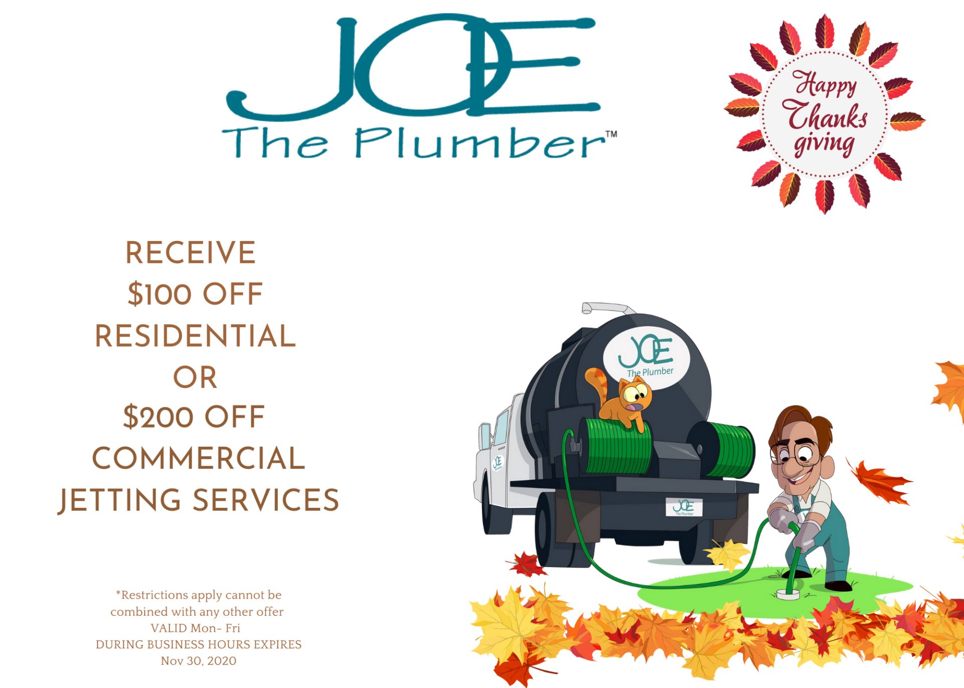 Plumbing Deals and Discounts Cypress, TX| Joe The Plumber