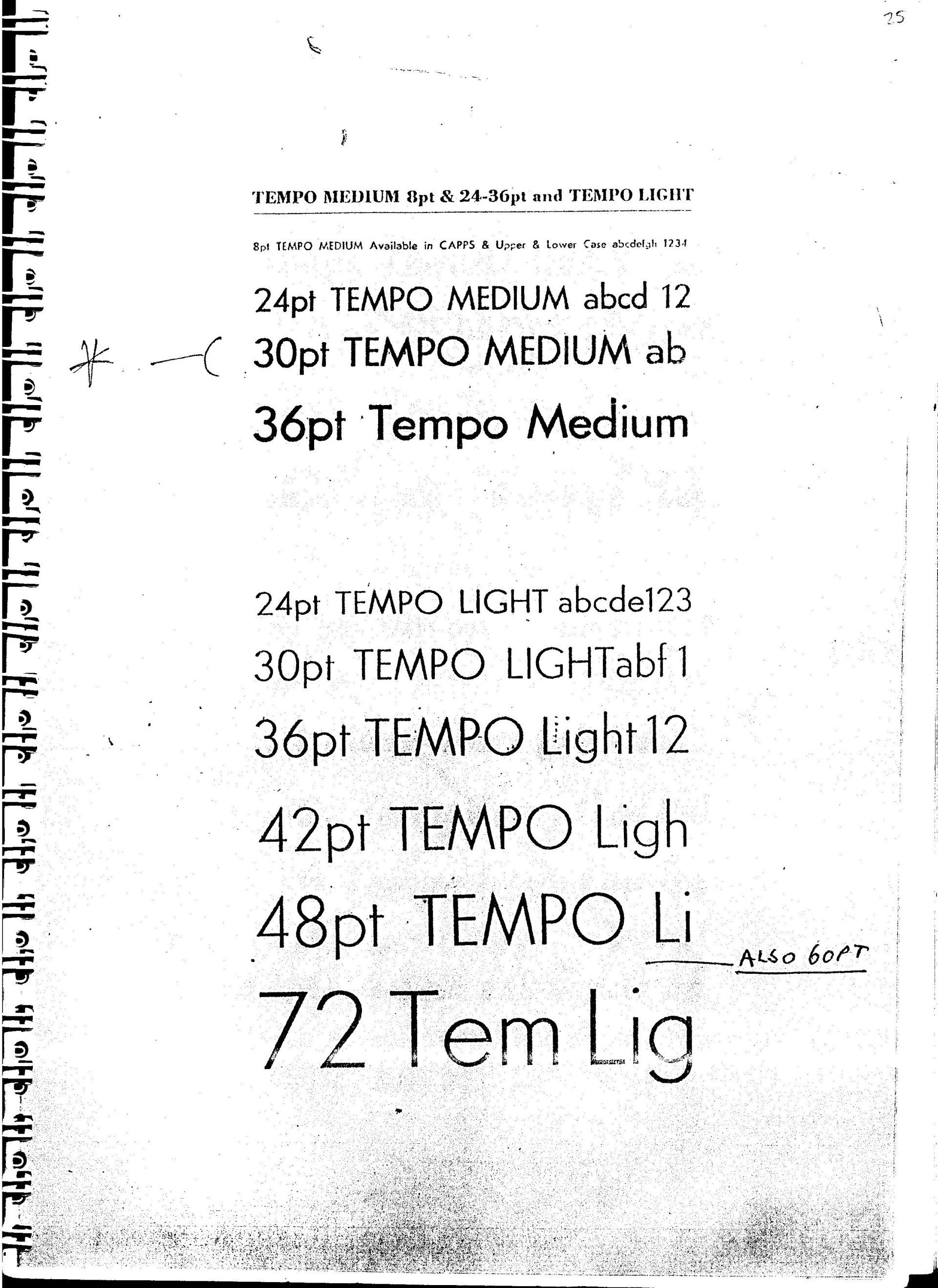 Typeset Fonts