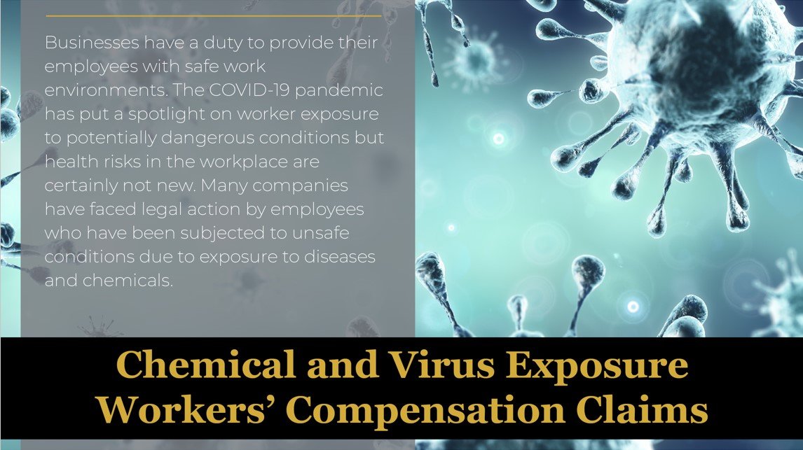 Chemical and Virus Exposure Wokers's Compensation Claims