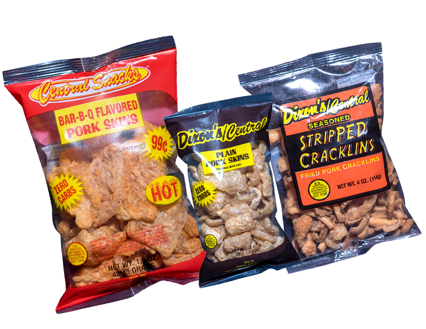 Central Snacks, Inc | Best tasting Pork Skins on the shelf