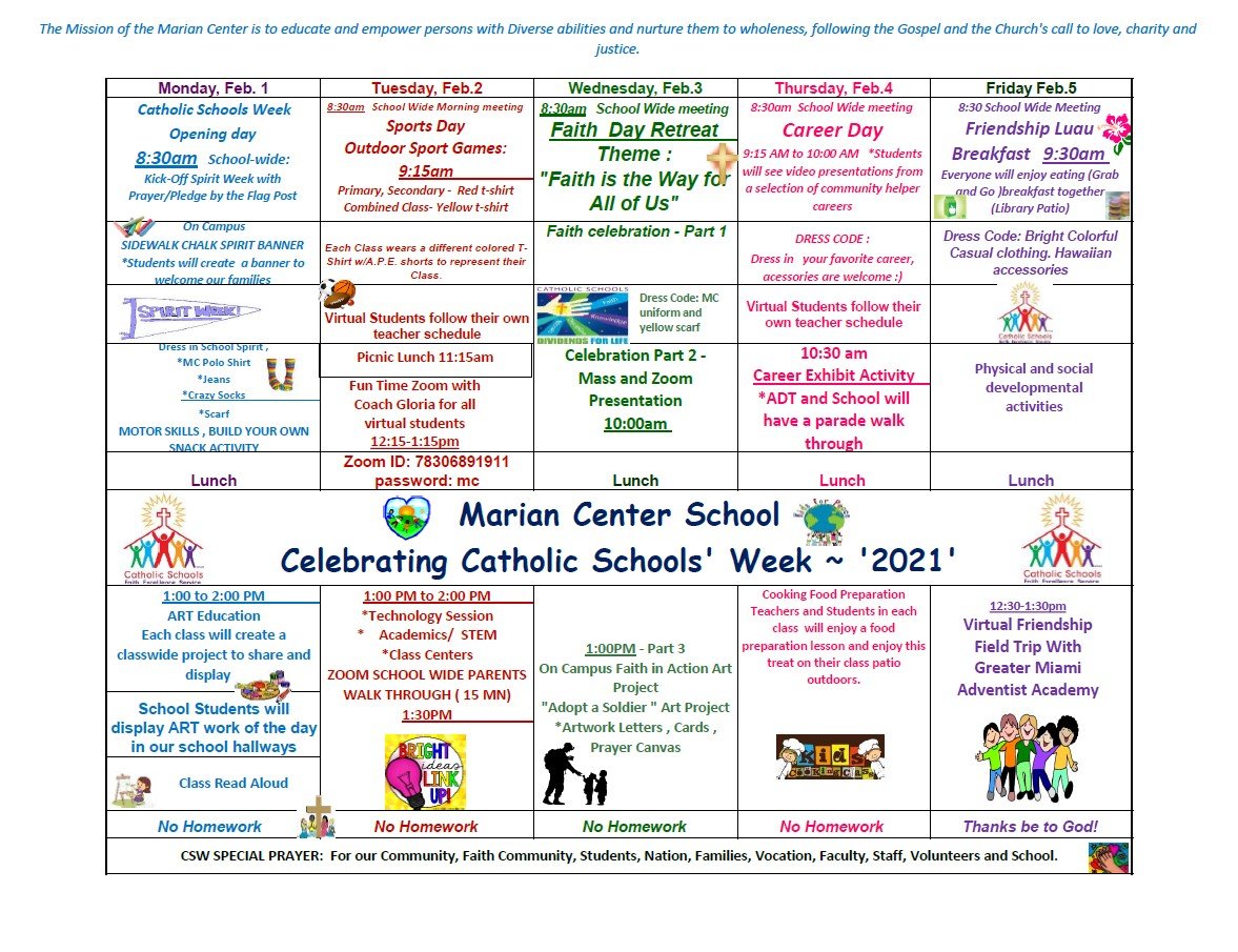 Catholic School Week 2021