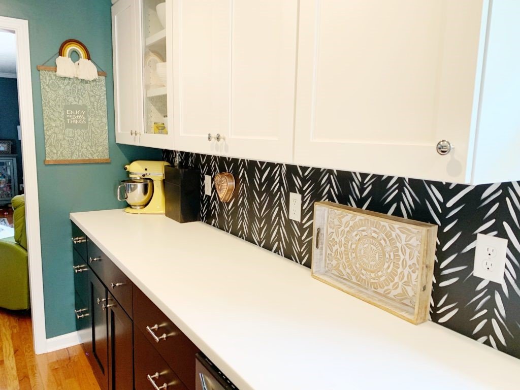 Handpainted Kitchen Backsplash