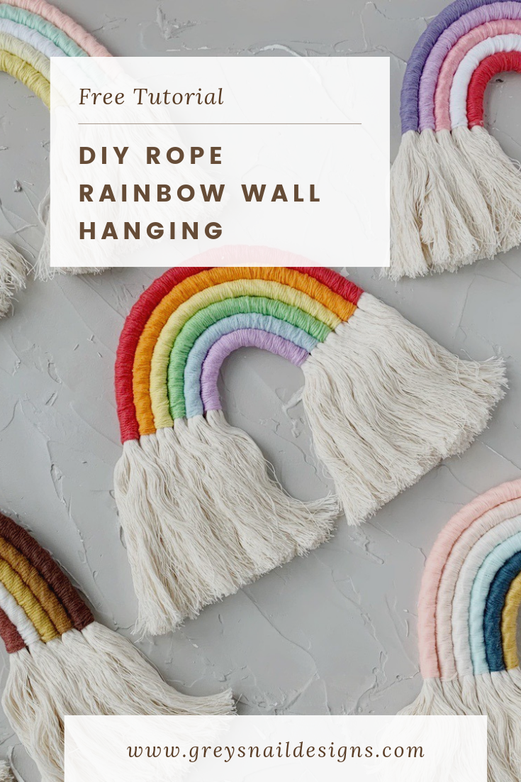 Rope Rainbow Wall Hanging Kit