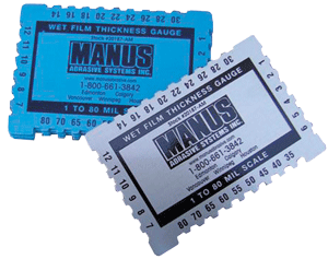 Wet Film Thickness Gauges - Manus Abrasive