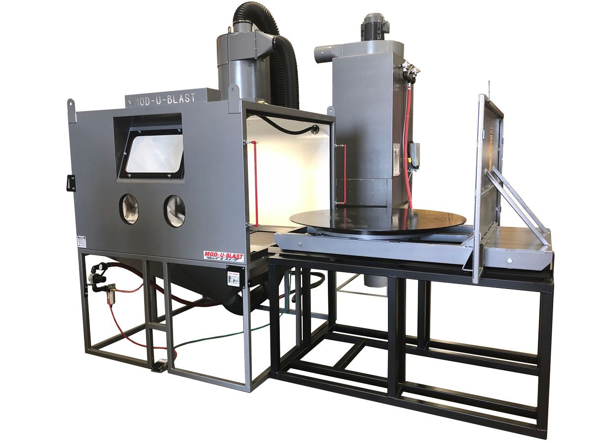 High Performance Sandblasting Cabinets - Manus Abrasive