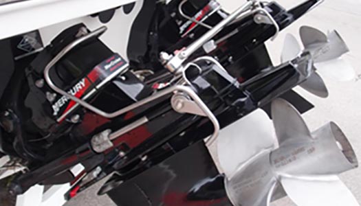 SIMREK Multiport Drive Showers will cool your Alpha or Bravo stern ...