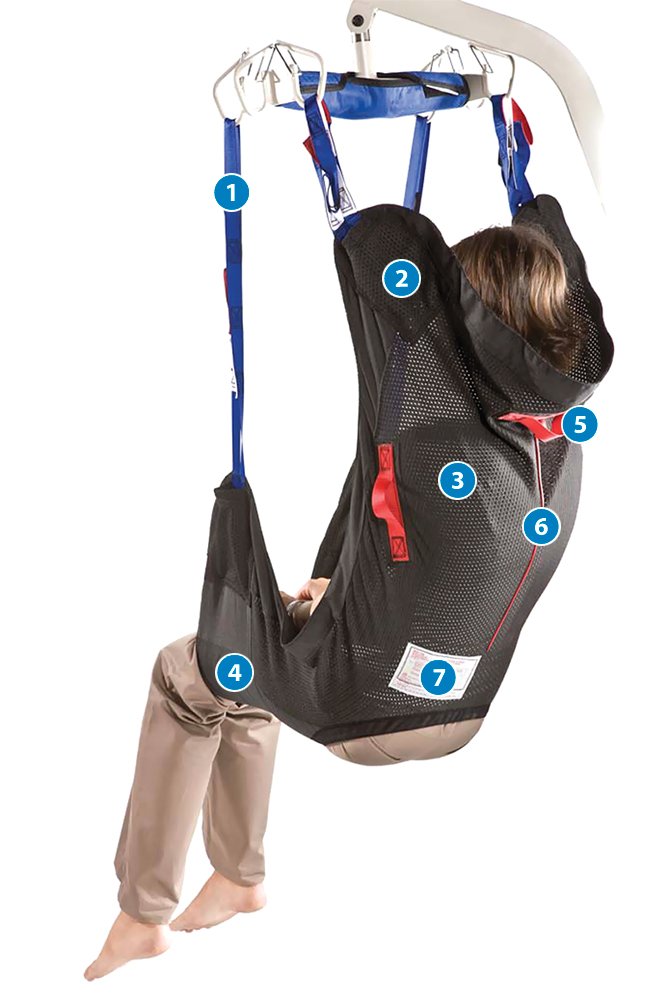 DLCANA Inc | PATIENT SLINGS - COMMODE HAMMOCK SLING - MODEL 156A