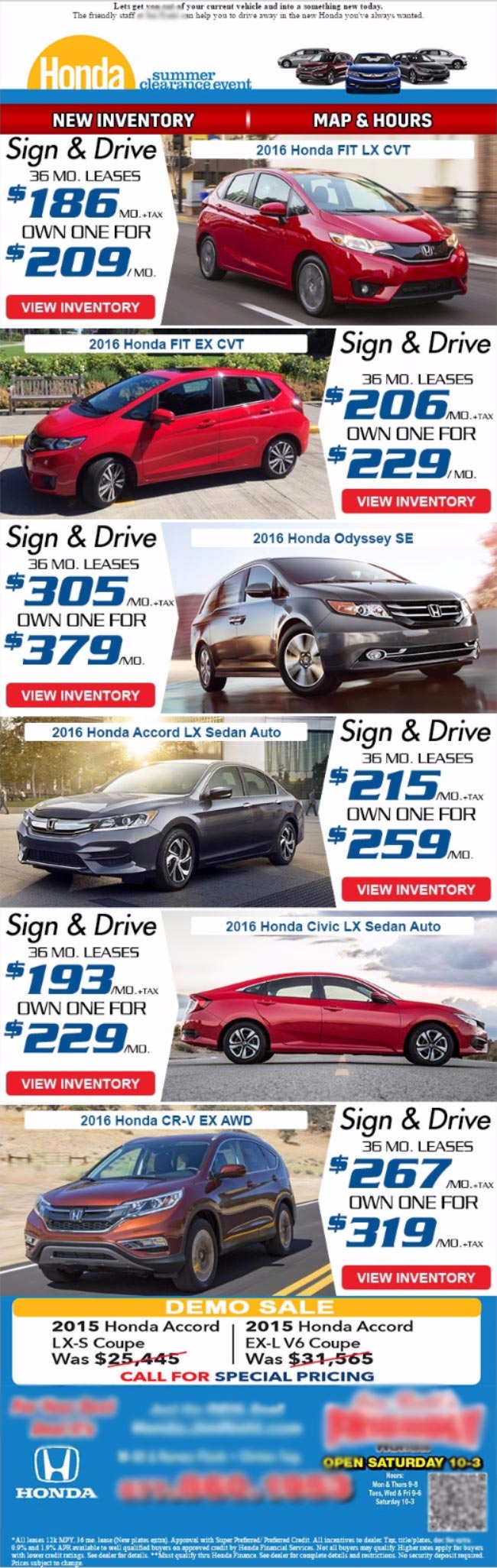 Magnet Digital - Honda Email Gallery