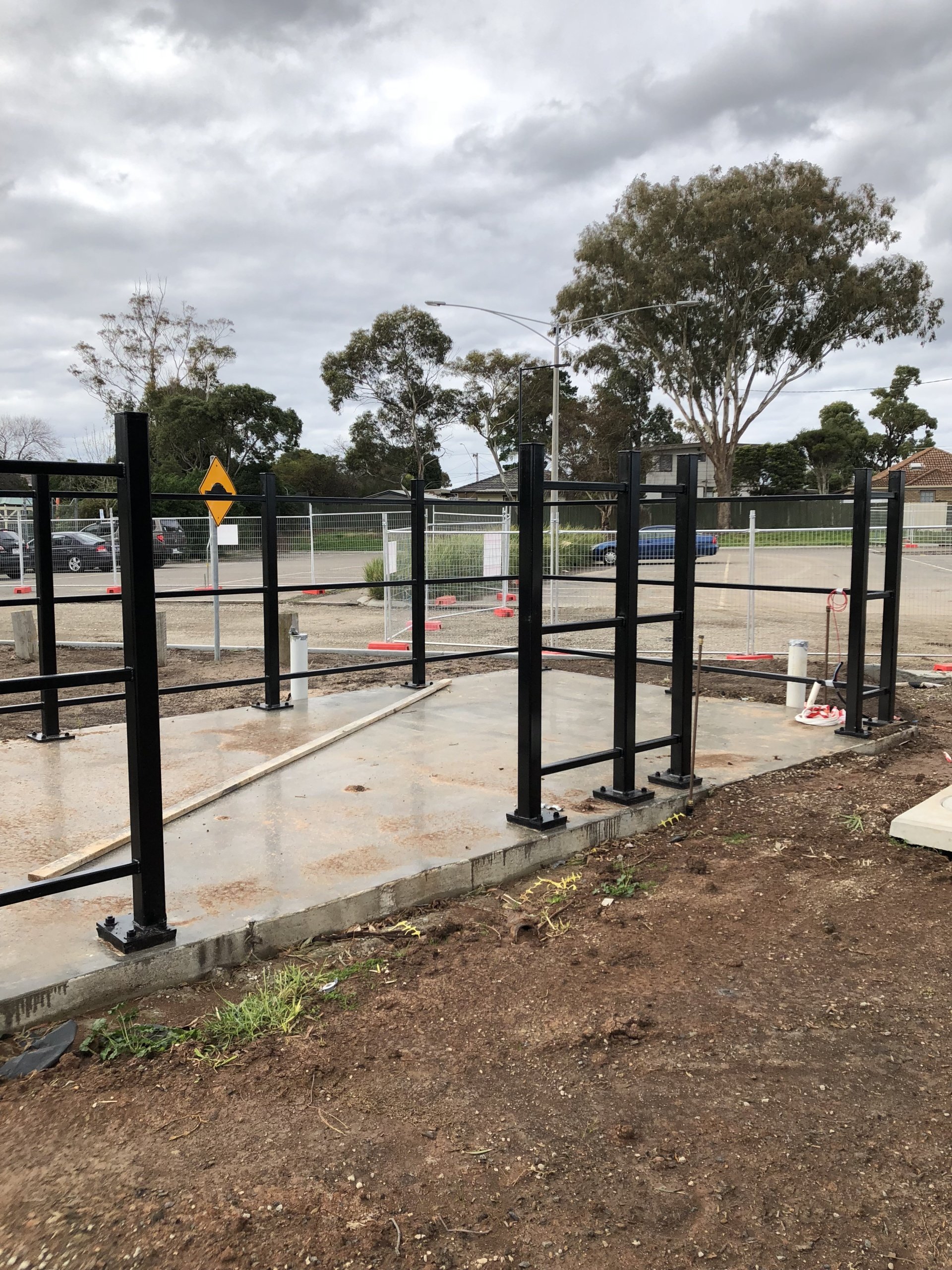 Steel Fencing Melbourne | Steel Fencing Projects | Diamond Fence
