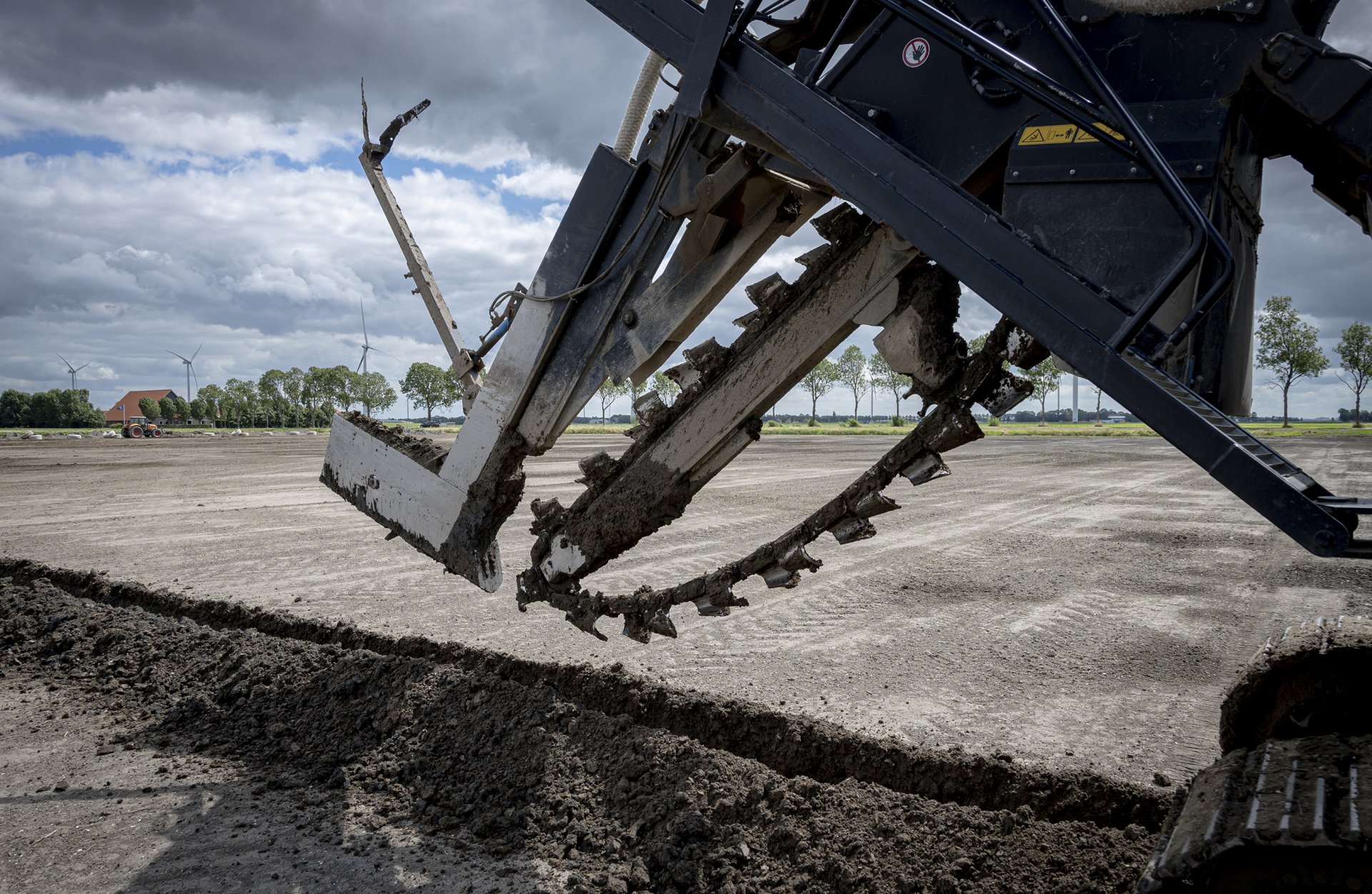 Polderdrain foto en video