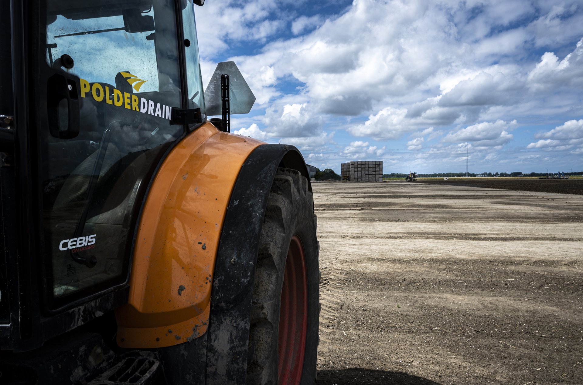 Polderdrain foto en video