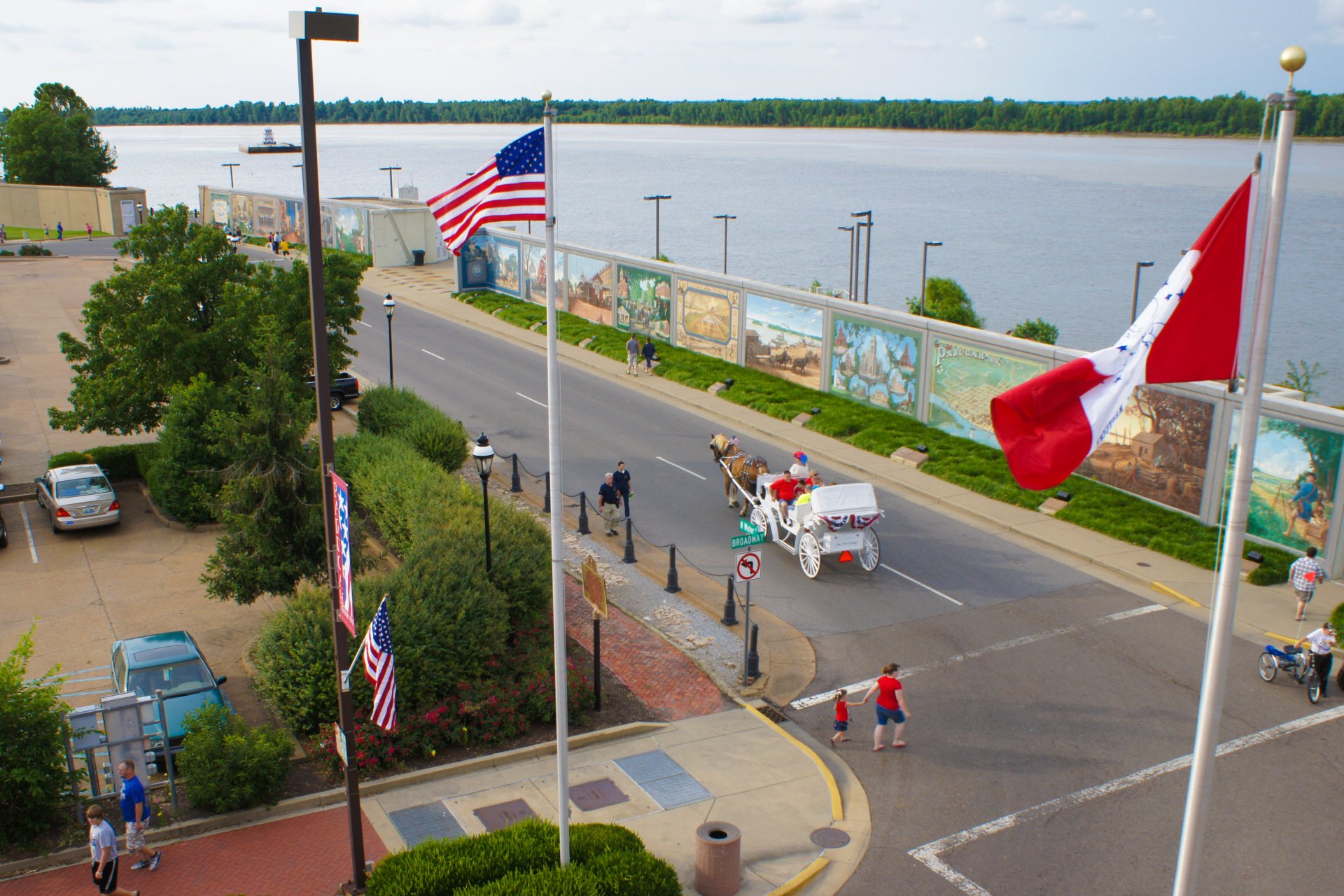 Paducah Wall to Wall Floodwall Murals - The History