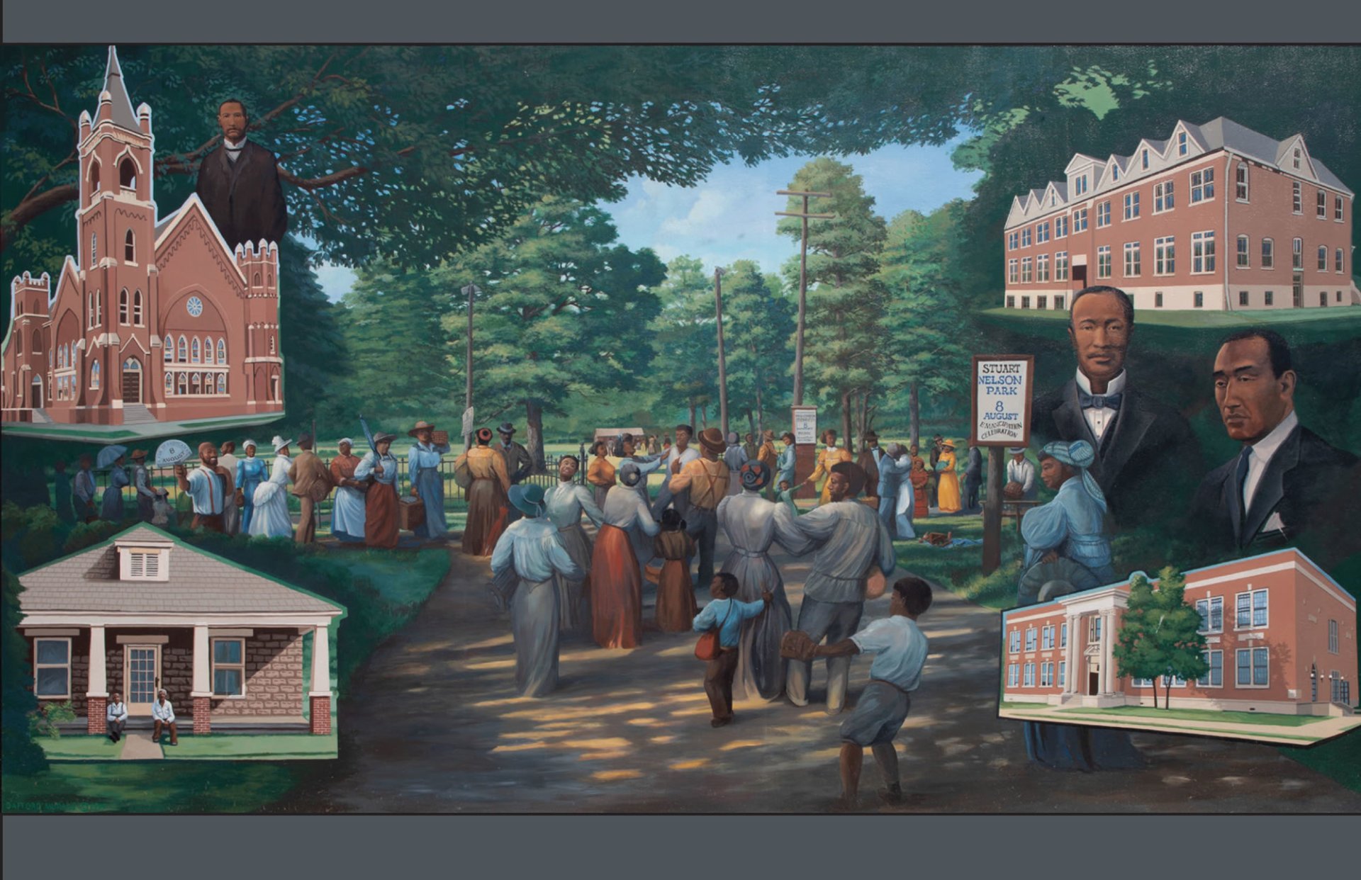 Paducah Wall to Wall Floodwall Murals - The Murals