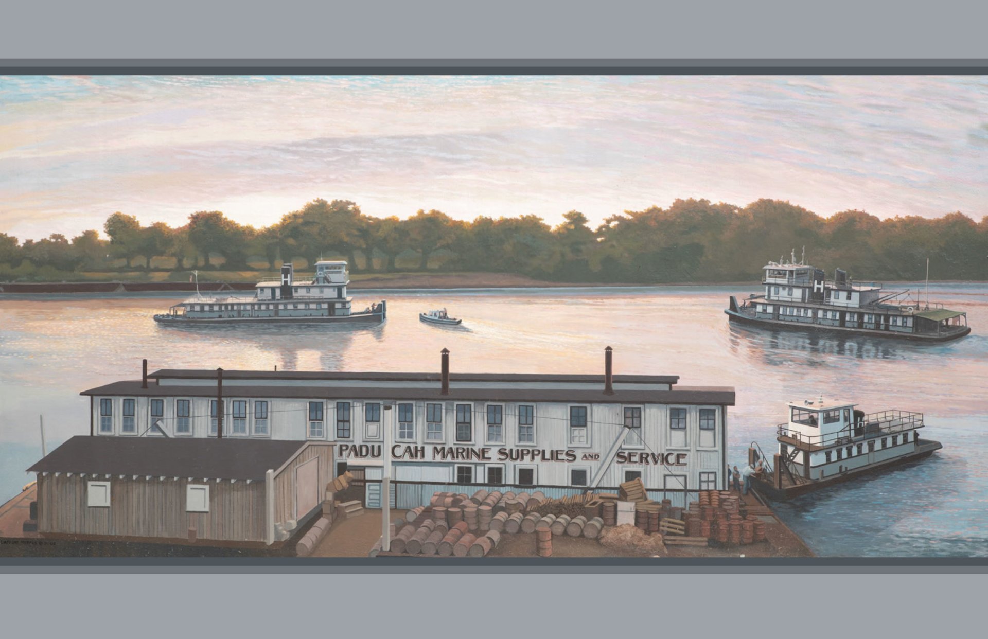Paducah Wall to Wall Floodwall Murals - The Murals