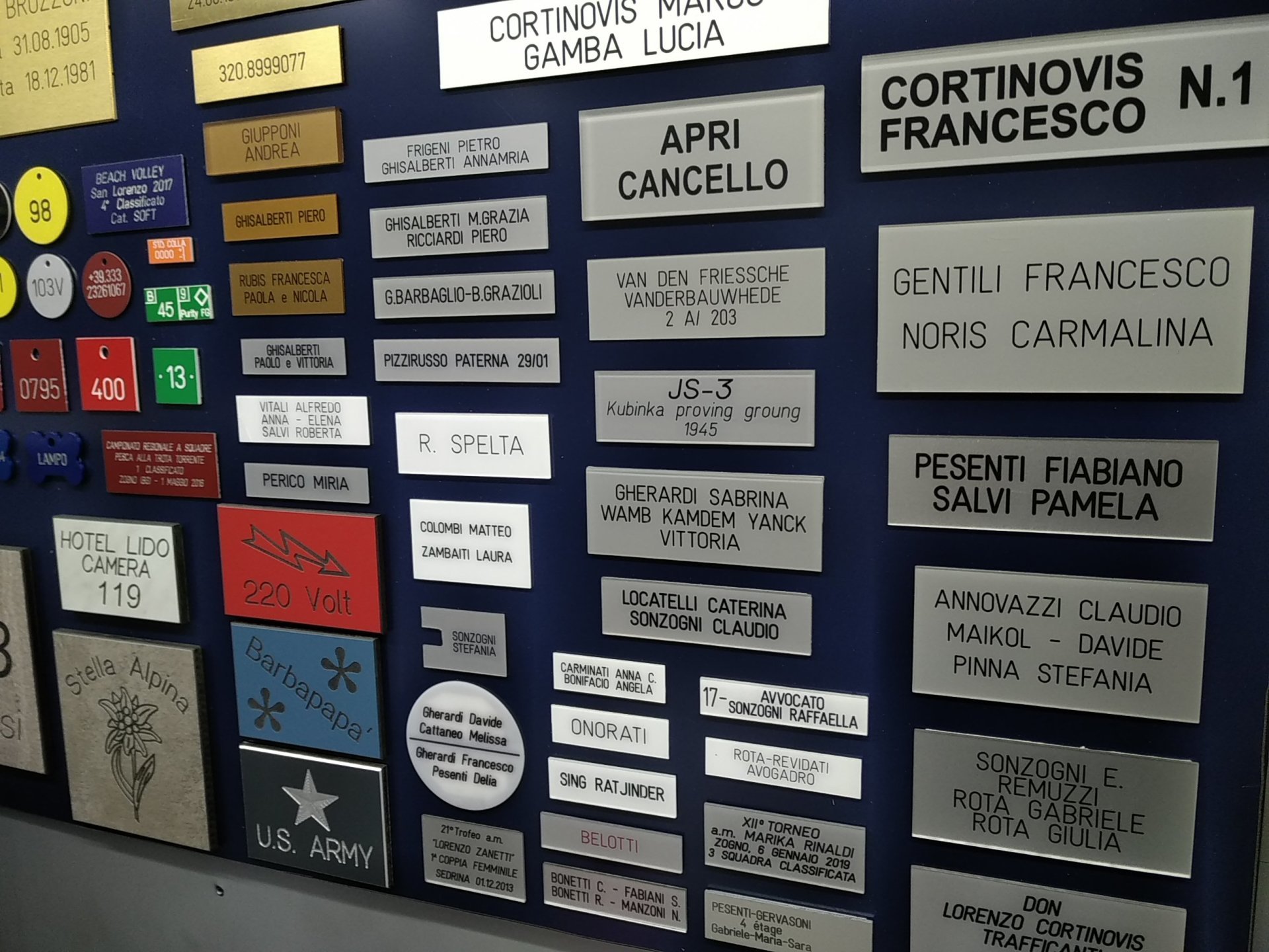 Incisione targhe personalizzate | Zogno, BG | 2P SNC