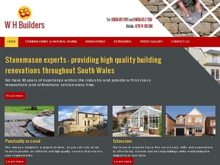 Building renovations and alterations - South Wales | W H Builders