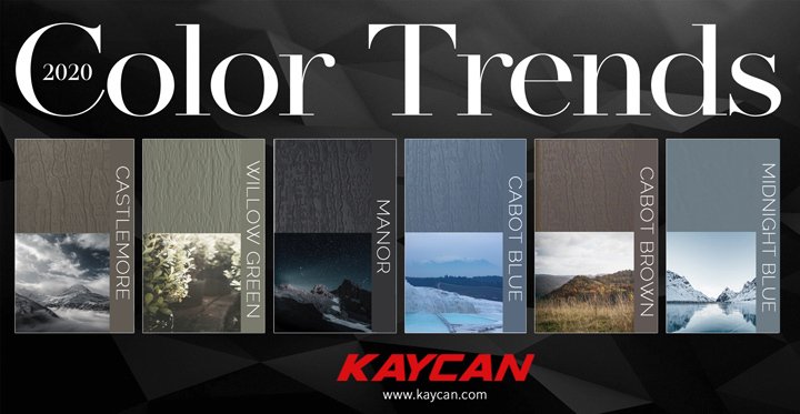 Kaycan’s Vinyl Siding Color Trends 2020 - KAYCAN