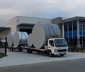 10,000 Litre Bluescope Aquaplate Steel Round Water Tanks VIC.