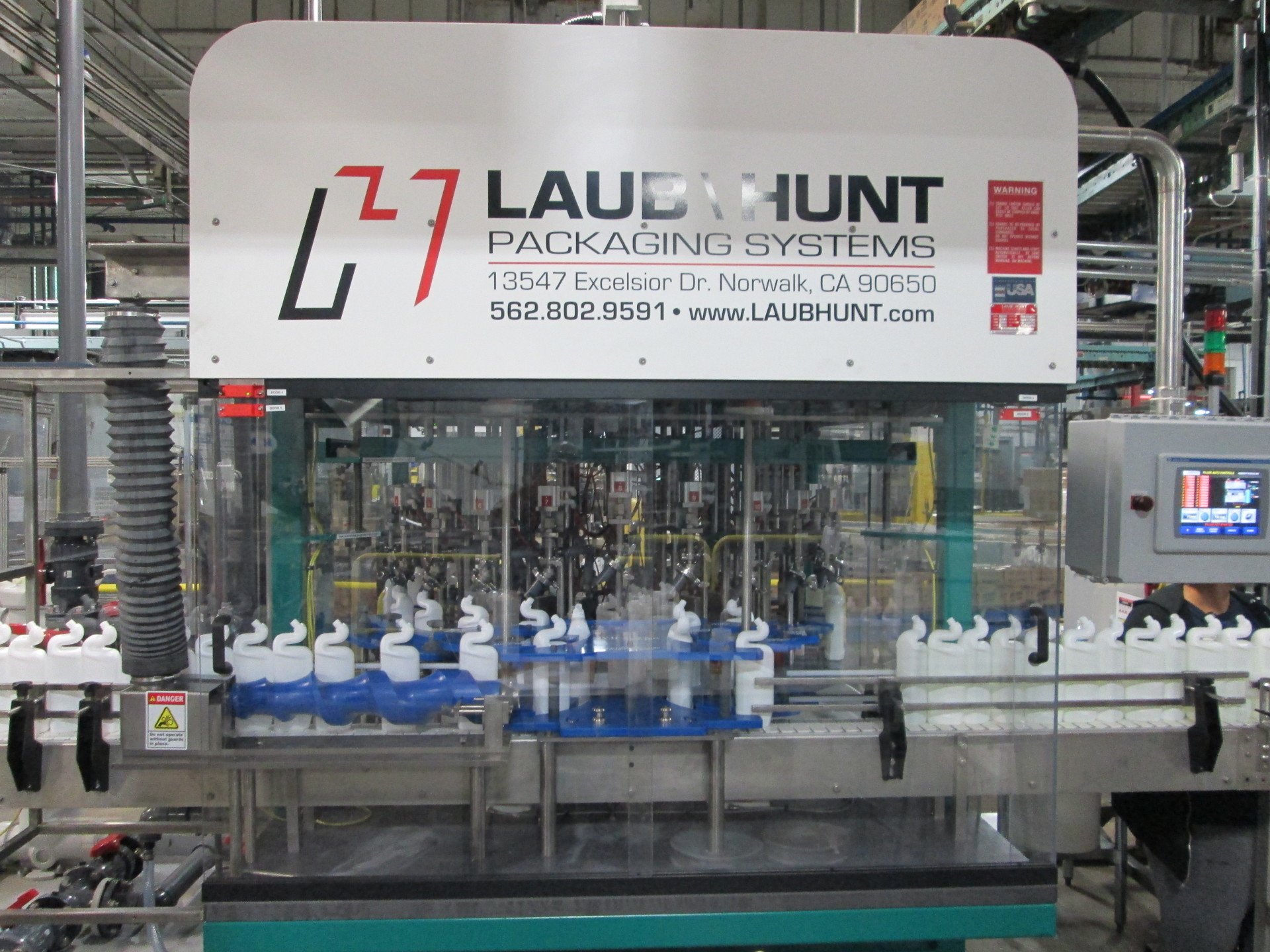Liquid Filling Equipment, Laub\Hunt Packaging Systems, Norwalk CA