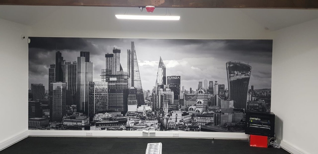 Gallery Wall Wraps UK Hertfordshire Essex London printed wallpaper
