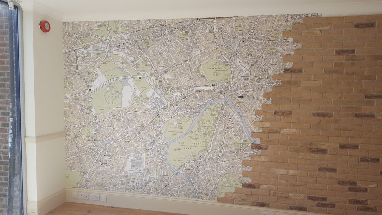 Gallery Wall Wraps UK Hertfordshire Essex London printed wallpaper