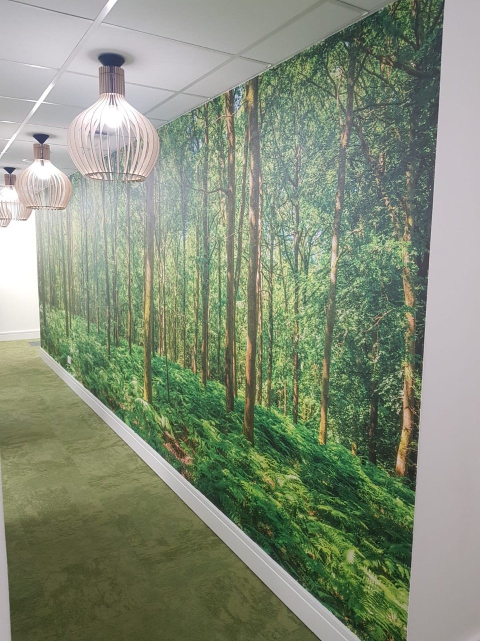 Sectors Wall Wraps UK Hertfordshire Essex London printed wallpaper