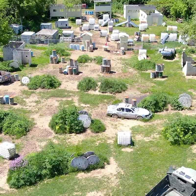 Compound Military Base Field | Pittsburgh Paintball Park