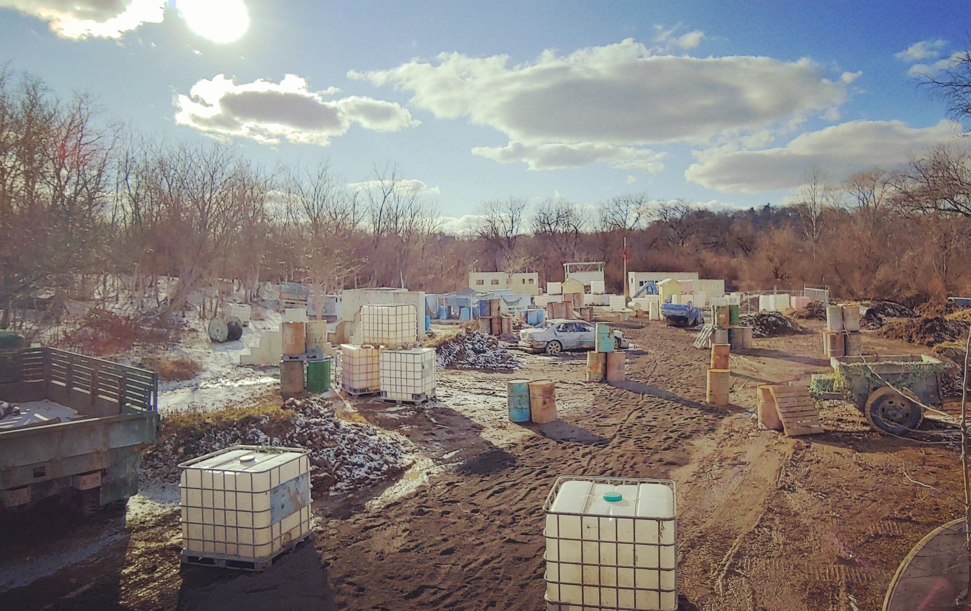Compound Military Base Field | Pittsburgh Paintball Park
