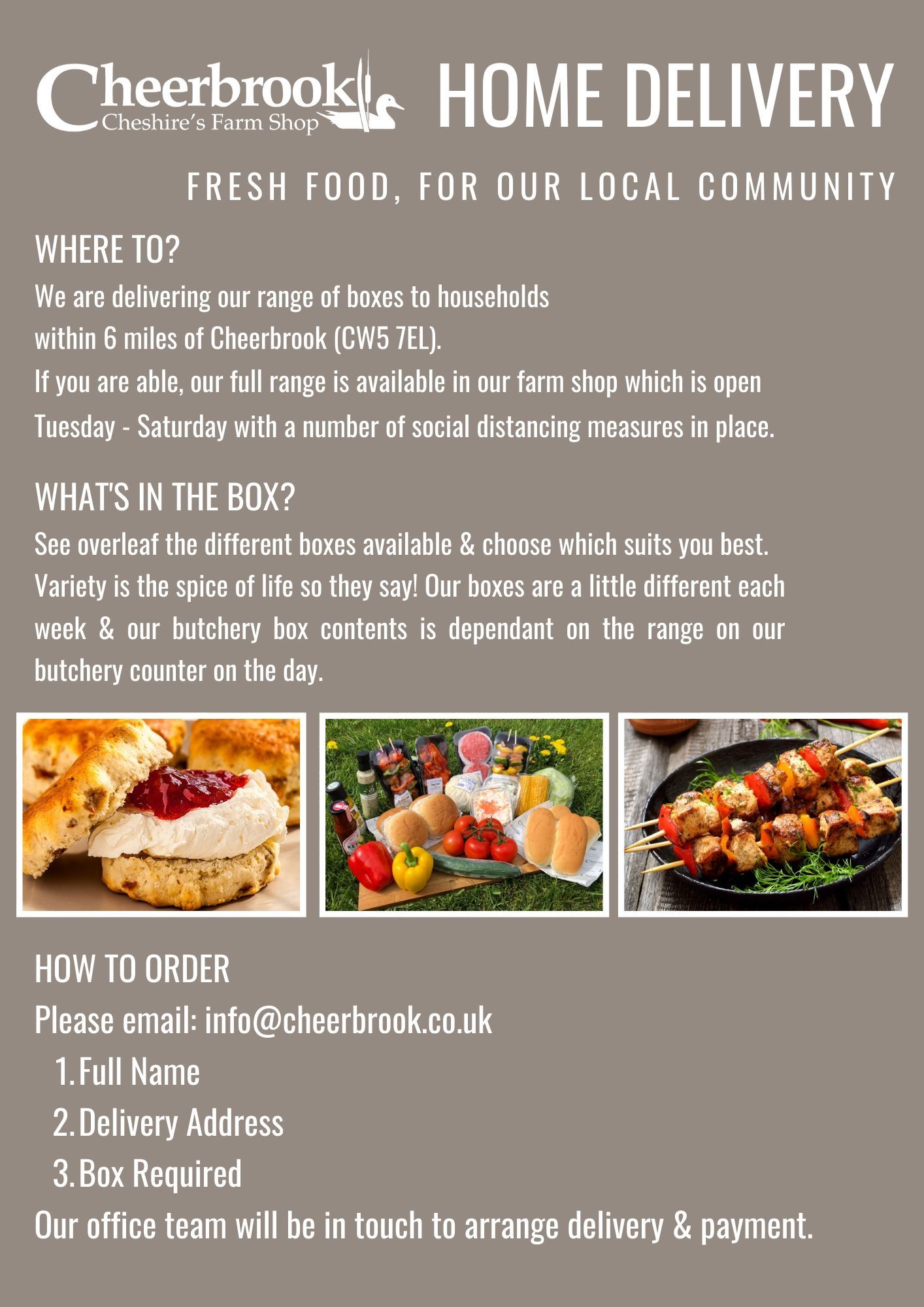 Cheerbrook Delivered To Your Door