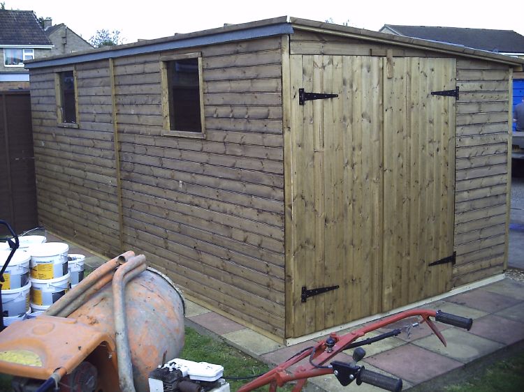 Gapton Hall Sheds - Great Yarmouth, Norfolk - Pent Roof