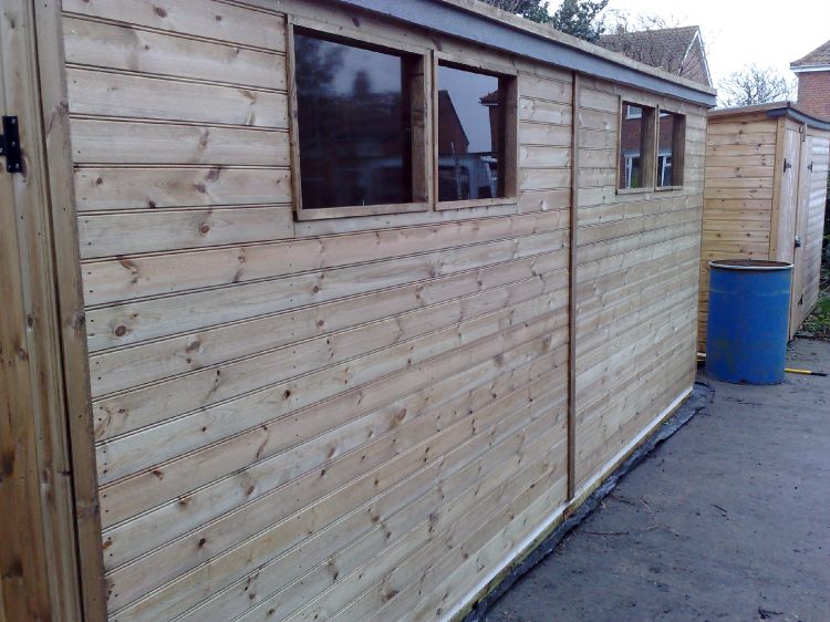 Gapton Hall Sheds - Great Yarmouth, Norfolk - Pent Roof