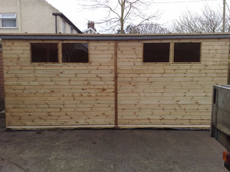 Gapton Hall Sheds - Great Yarmouth, Norfolk - Pent Roof