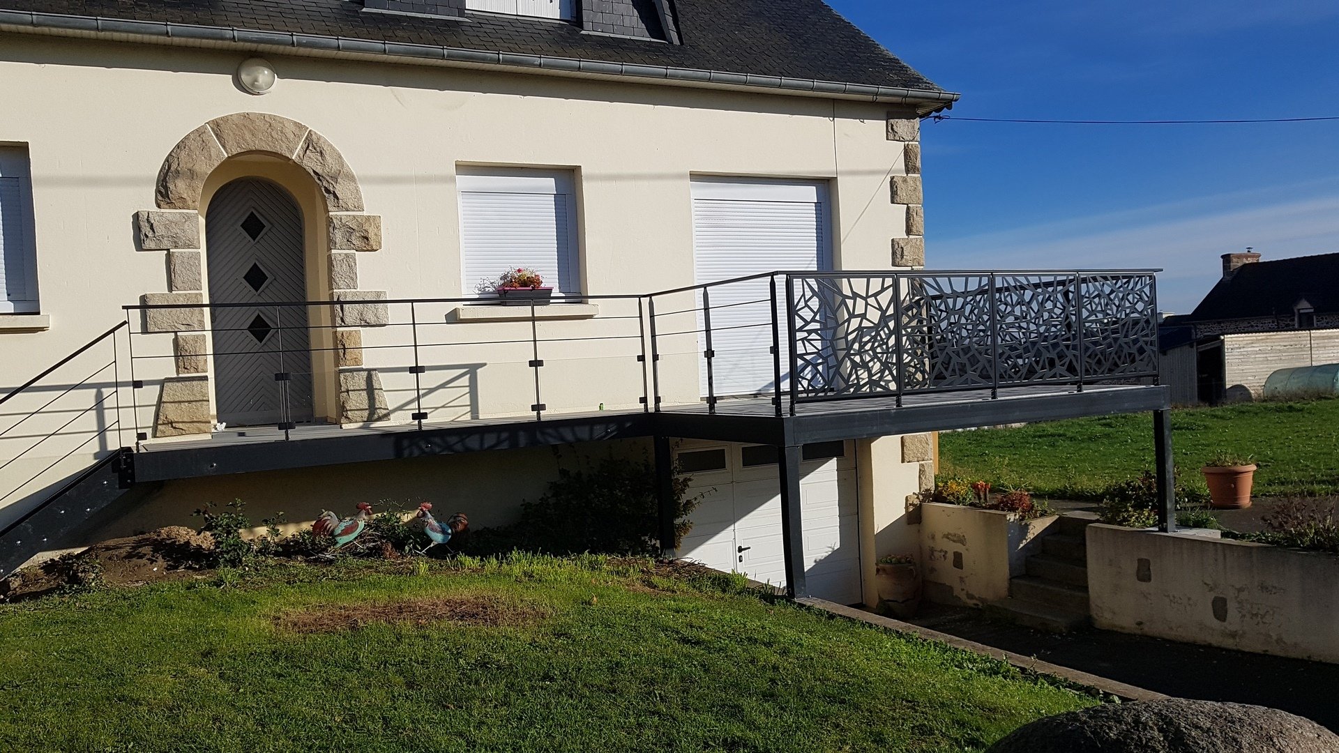 Terrasses et structures de terrasses sur mesure