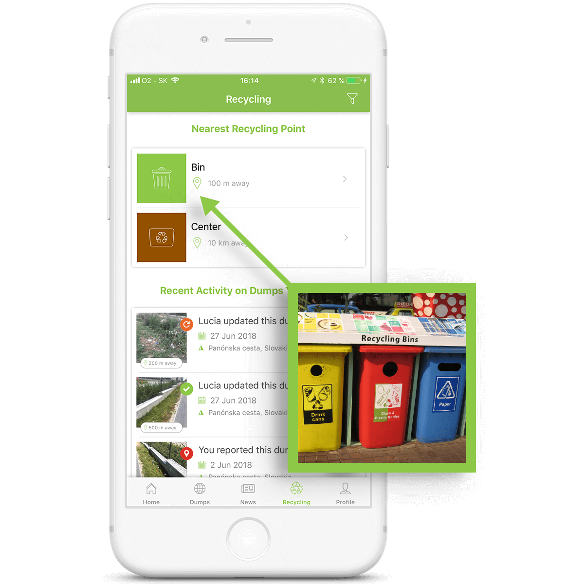 TrashOut: Locate and Get rid of Illegal Dumps