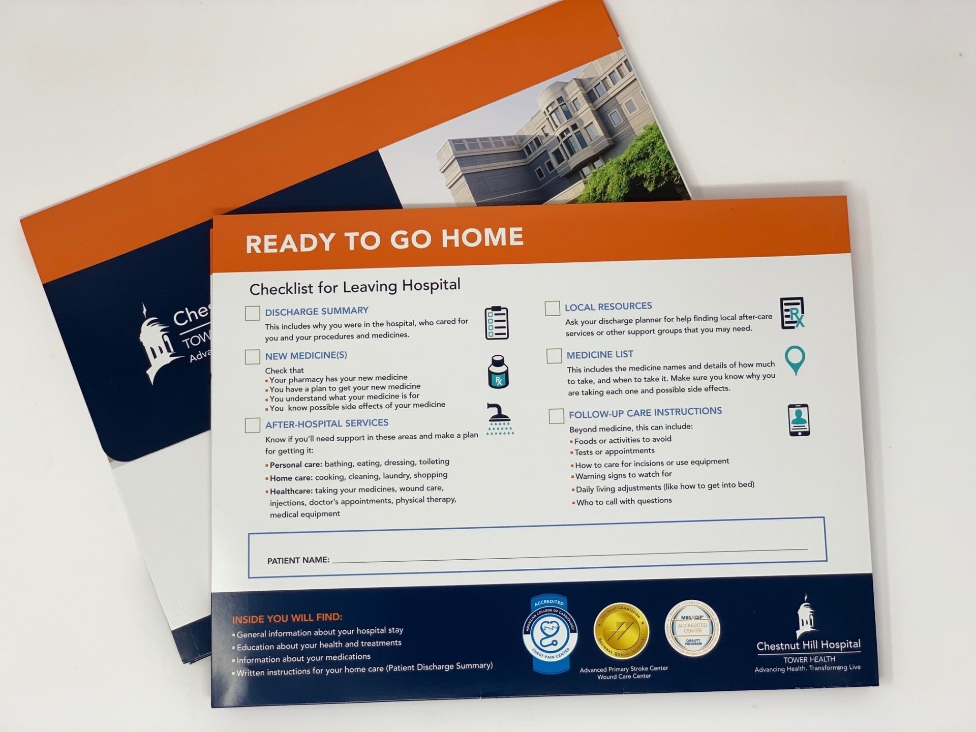 TPC Works - Hospital Whiteboards & Admit Discharge Folders