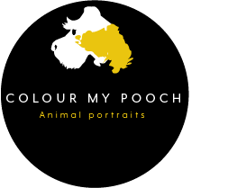 Dog Portrait painting UK