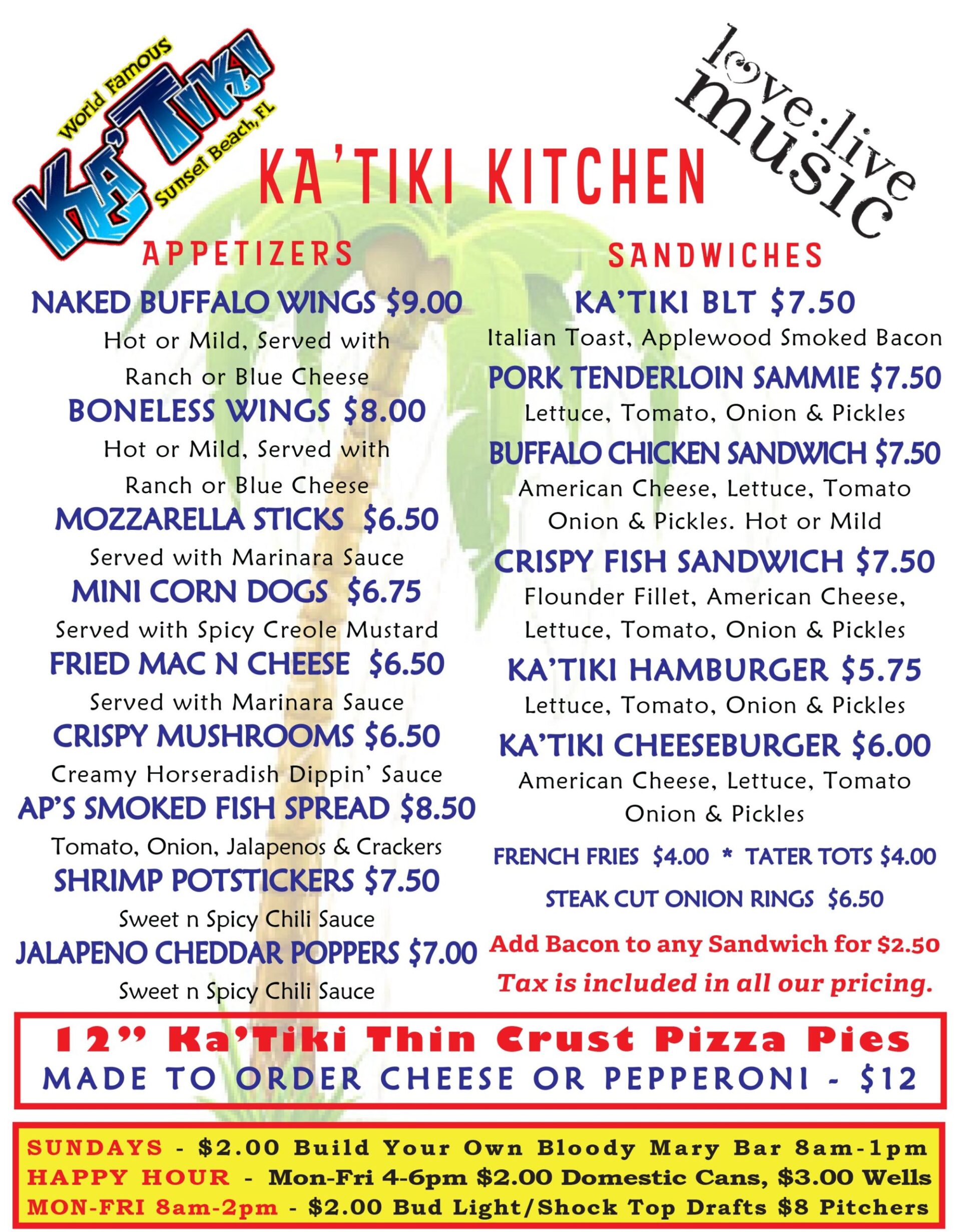 Ka'Tiki Beach Bar and Music Venue | Treasure Island, FL