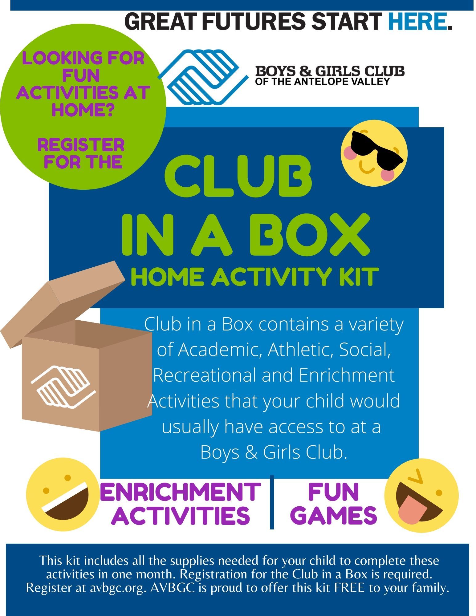 Club in a Box Activity Kit