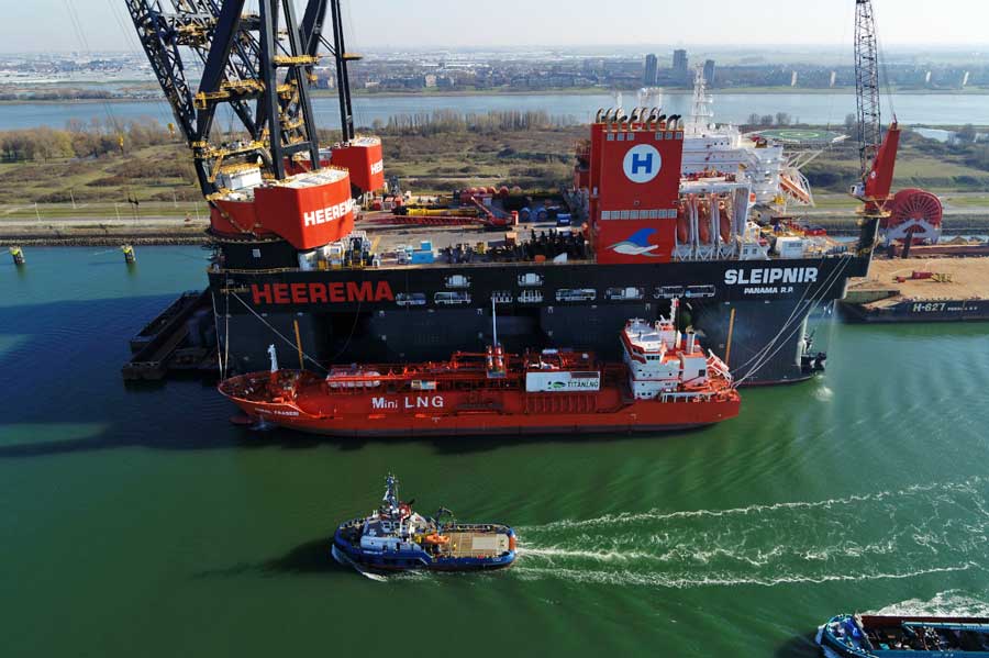 Record Breaking LNG Bunkering in Rotterdam