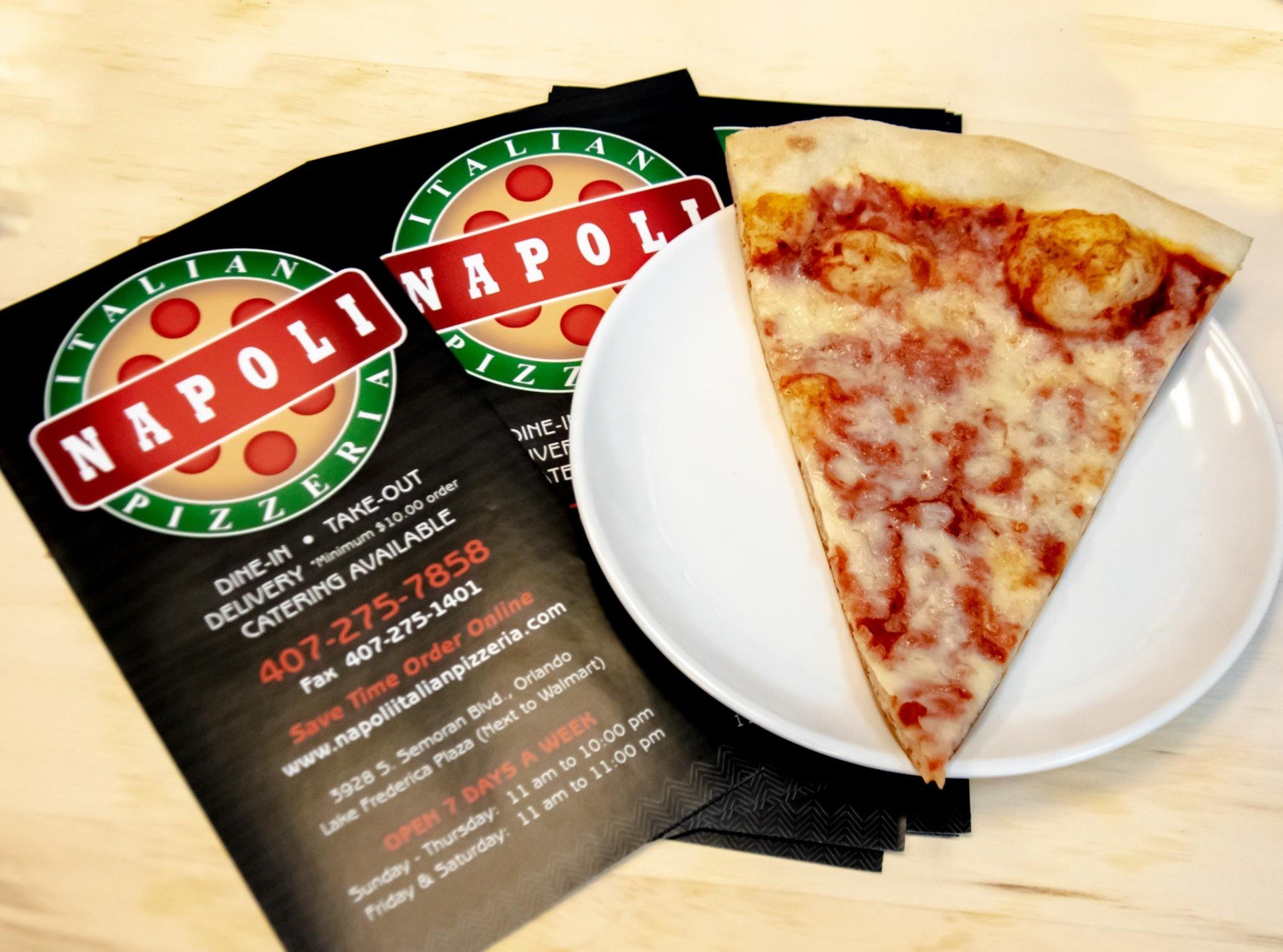 Napoli Italian Pizzeria Orlando, FL Semoran Blvd | N.Y. Style Pizza