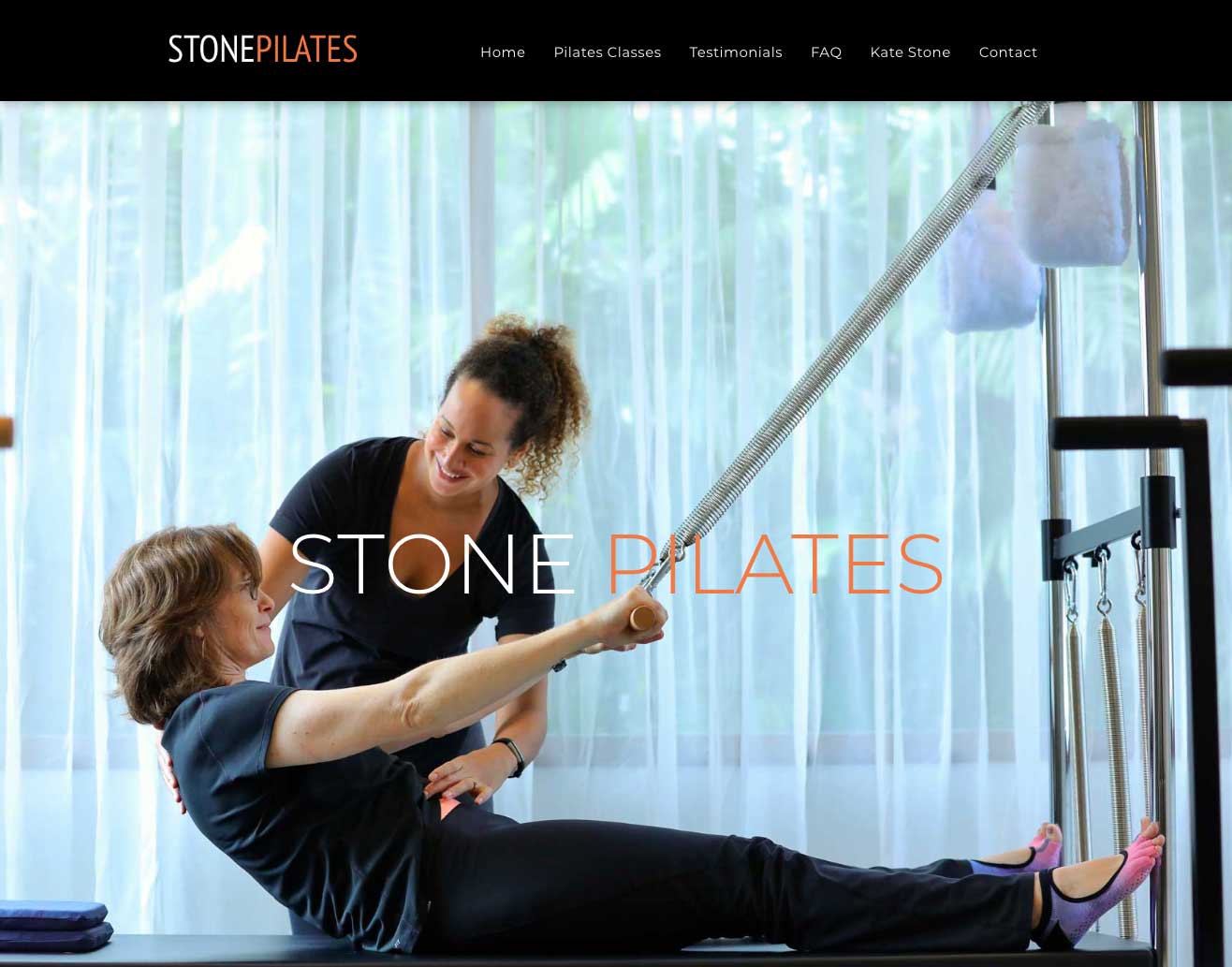 Our clients Pilates Websites