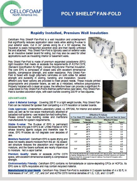 High Density Expanded Polystyrene (EPS) Insulation Systems