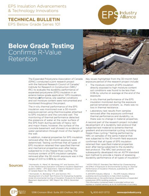 High Density Expanded Polystyrene (EPS) Insulation Systems